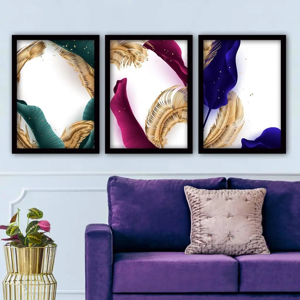 Wallity Set uramljenih slika 3SC15, 3 Dela