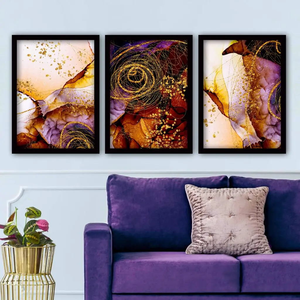Wallity Set uramljenih slika 3SC13, 3 Dela