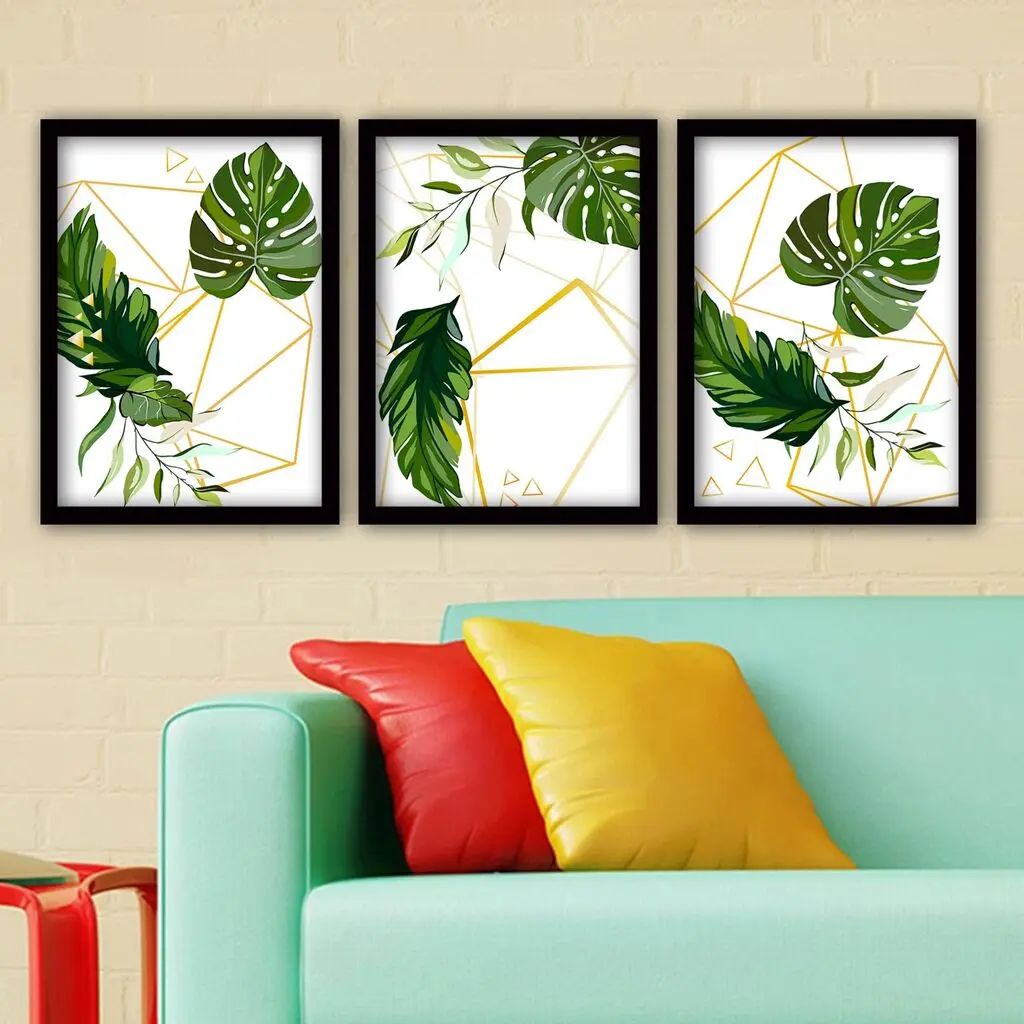 Wallity Set uramljenih slika 3SC143, 3 Dela