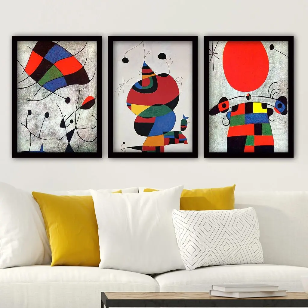Wallity Set uramljenih slika 3SC191, 3 Dela