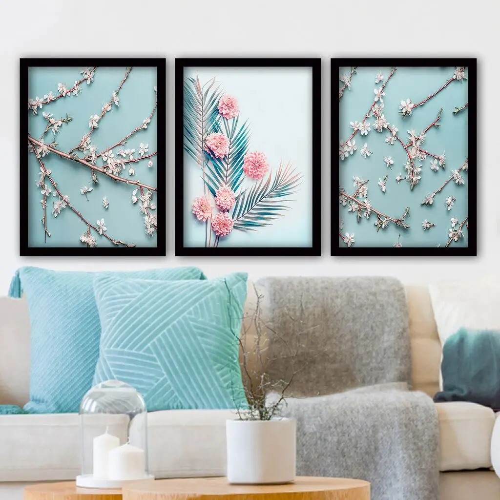 Wallity Set uramljenih slika 3SC113, 3 Dela