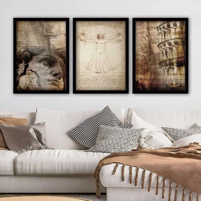Wallity Set uramljenih slika 3SC_UN6809471, 3 Dela