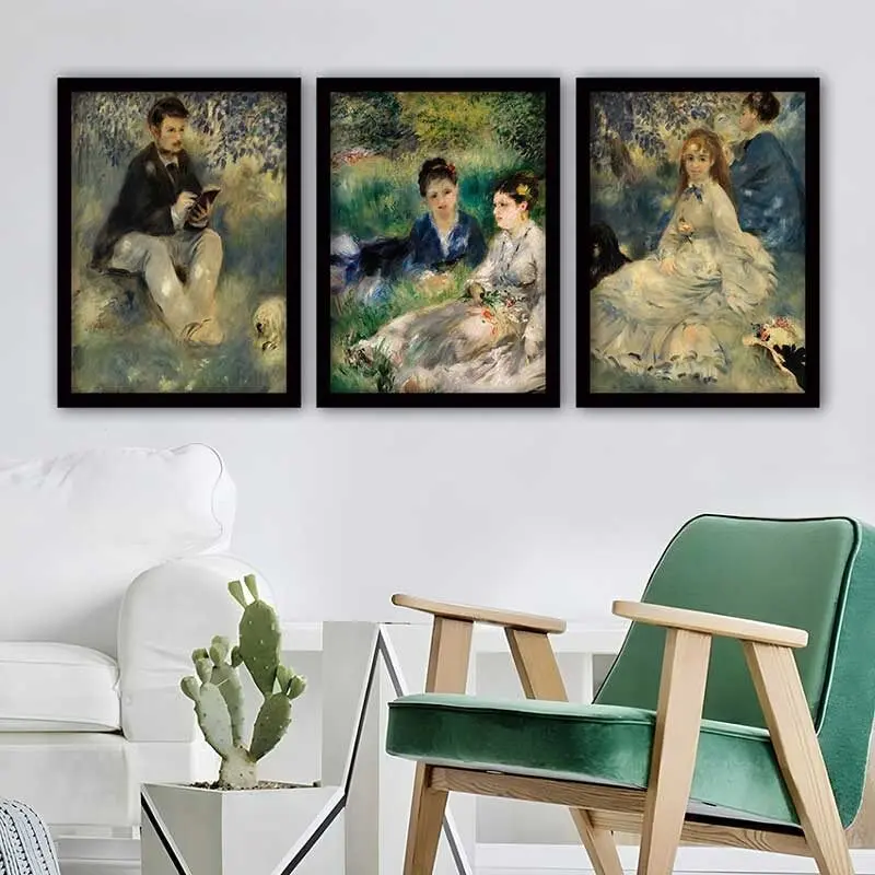 Wallity Set uramljenih slika 3SC_UN894914, 3 Dela