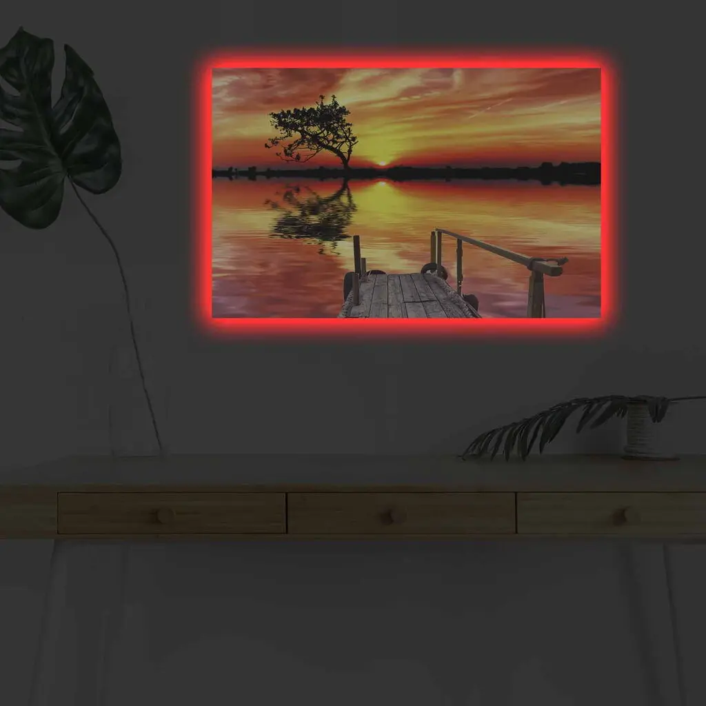 Wallity Slika sa LED osvetljenjem 4570DHDACT-114, 45x70 cm