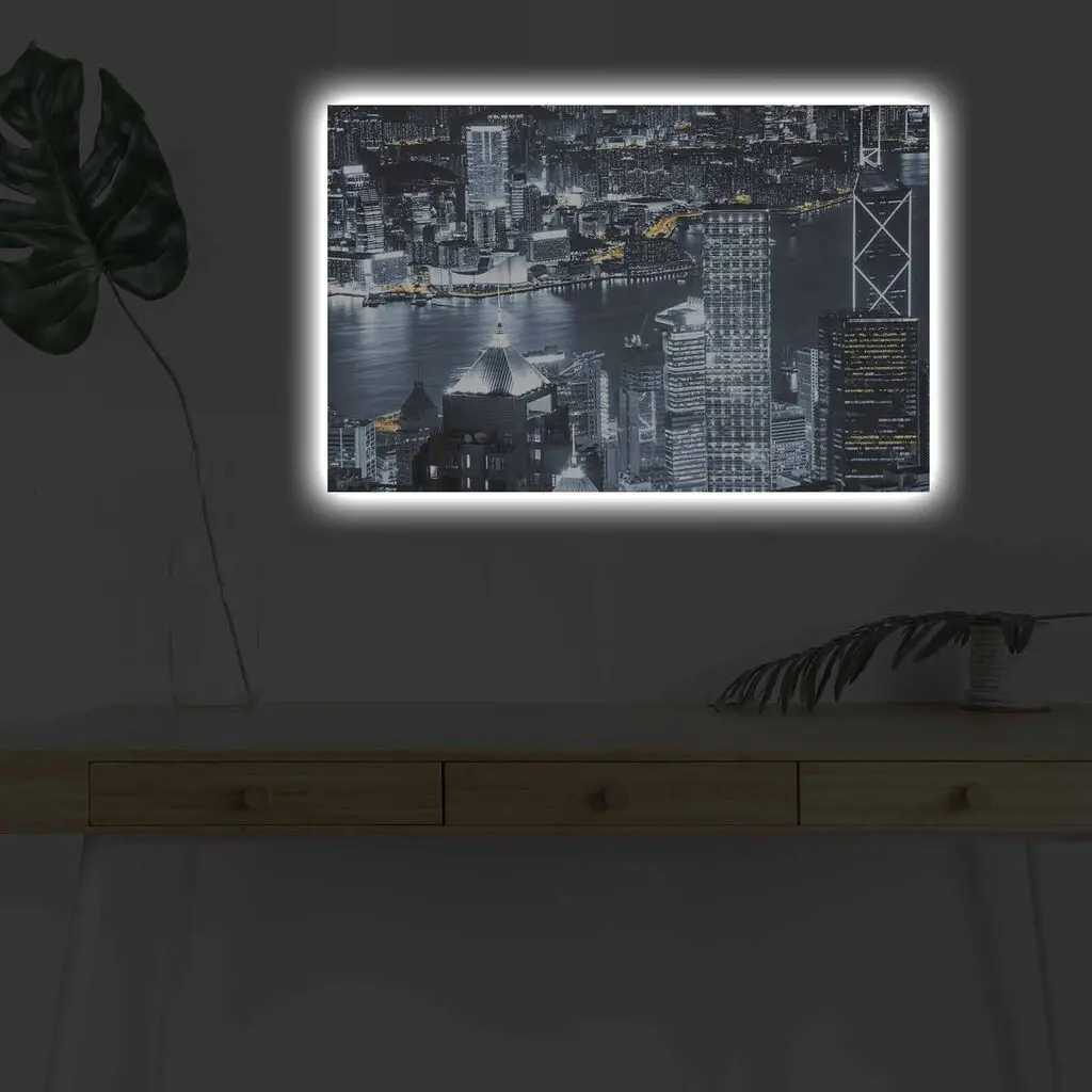 Wallity Slika sa LED osvetljenjem 4570DHDACT-122, 45x70 cm