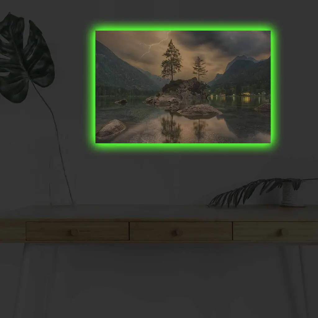 Wallity Slika sa LED osvetljenjem 4570DHDACT-136, 45x70 cm