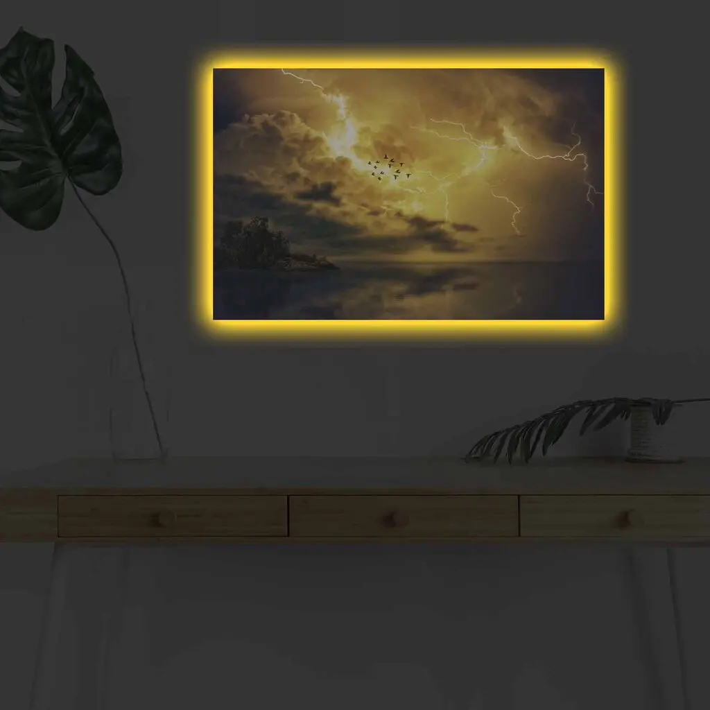 Wallity Slika sa LED osvetljenjem 4570DHDACT-173, 45x70 cm