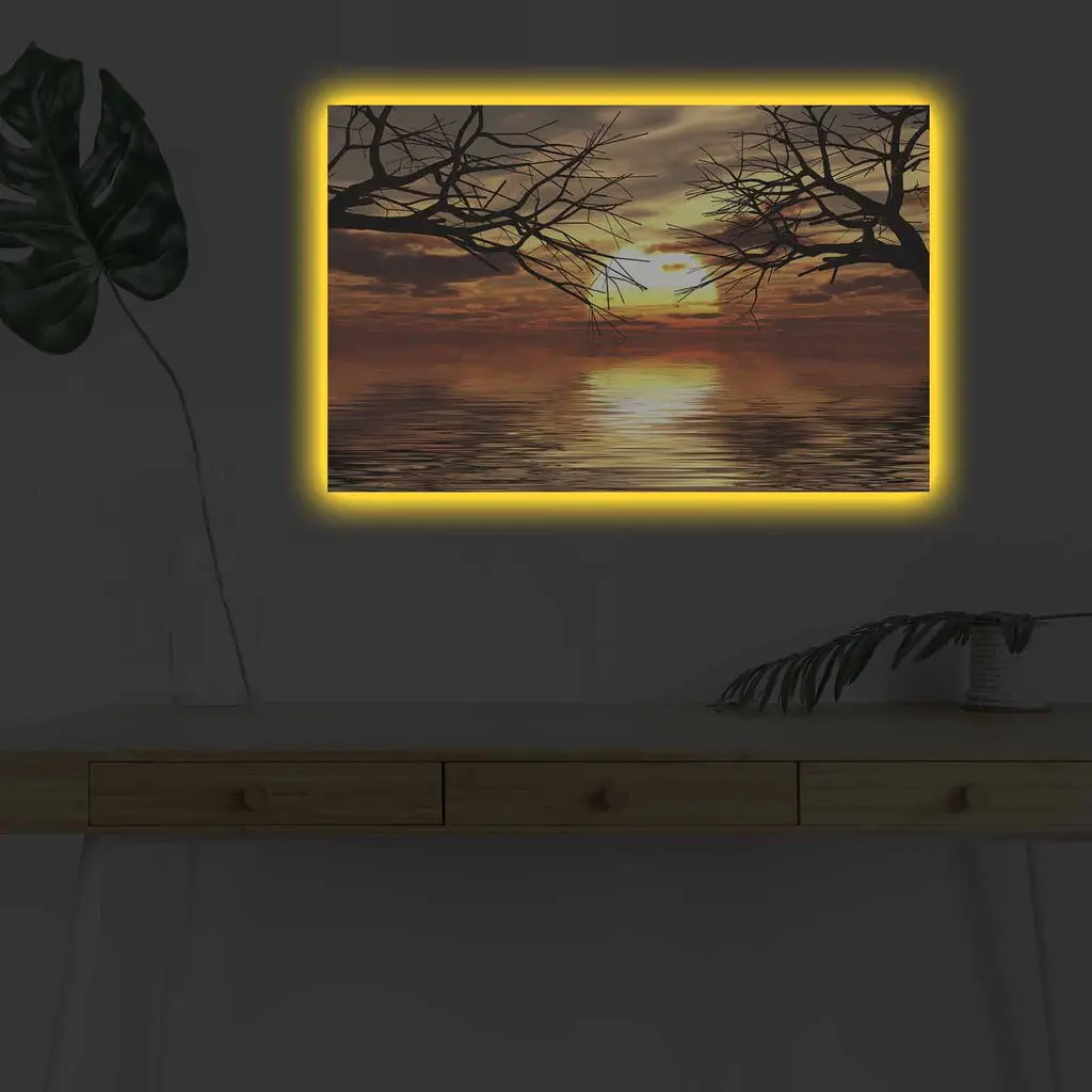 Wallity Slika sa LED osvetljenjem 4570DHDACT-145, 45x70 cm