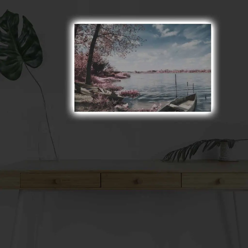 Wallity Slika sa LED osvetljenjem 4570DHDACT-166, 45x70 cm