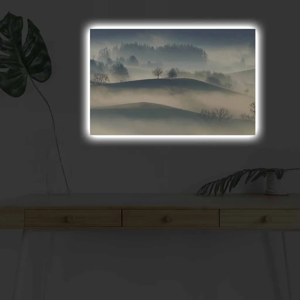 Wallity Slika sa LED osvetljenjem 4570DHDACT-124, 45x70 cm