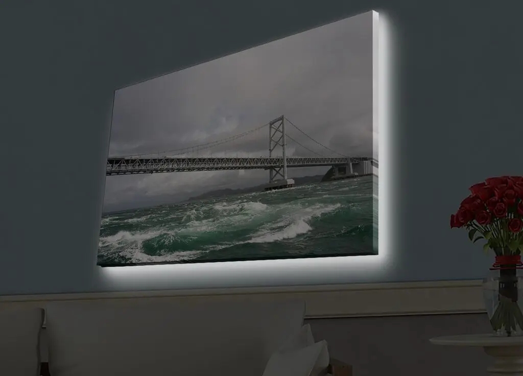 Wallity Slika sa LED osvetljenjem 4570HDACT-009, 45x70 cm