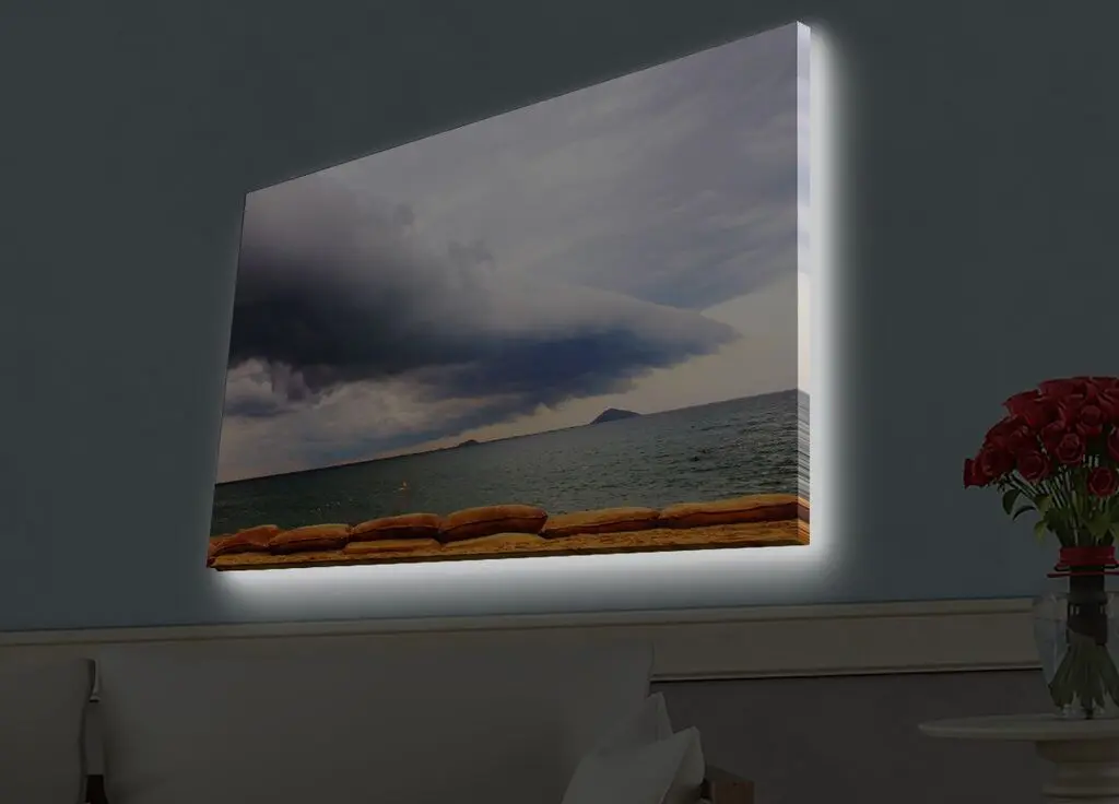 Wallity Slika sa LED osvetljenjem 4570HDACT-017, 45x70 cm
