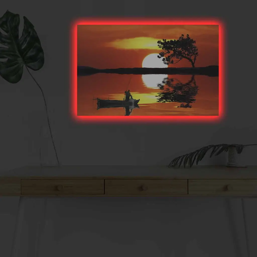 Wallity Slika sa LED osvetljenjem 4570DHDACT-108, 45x70 cm