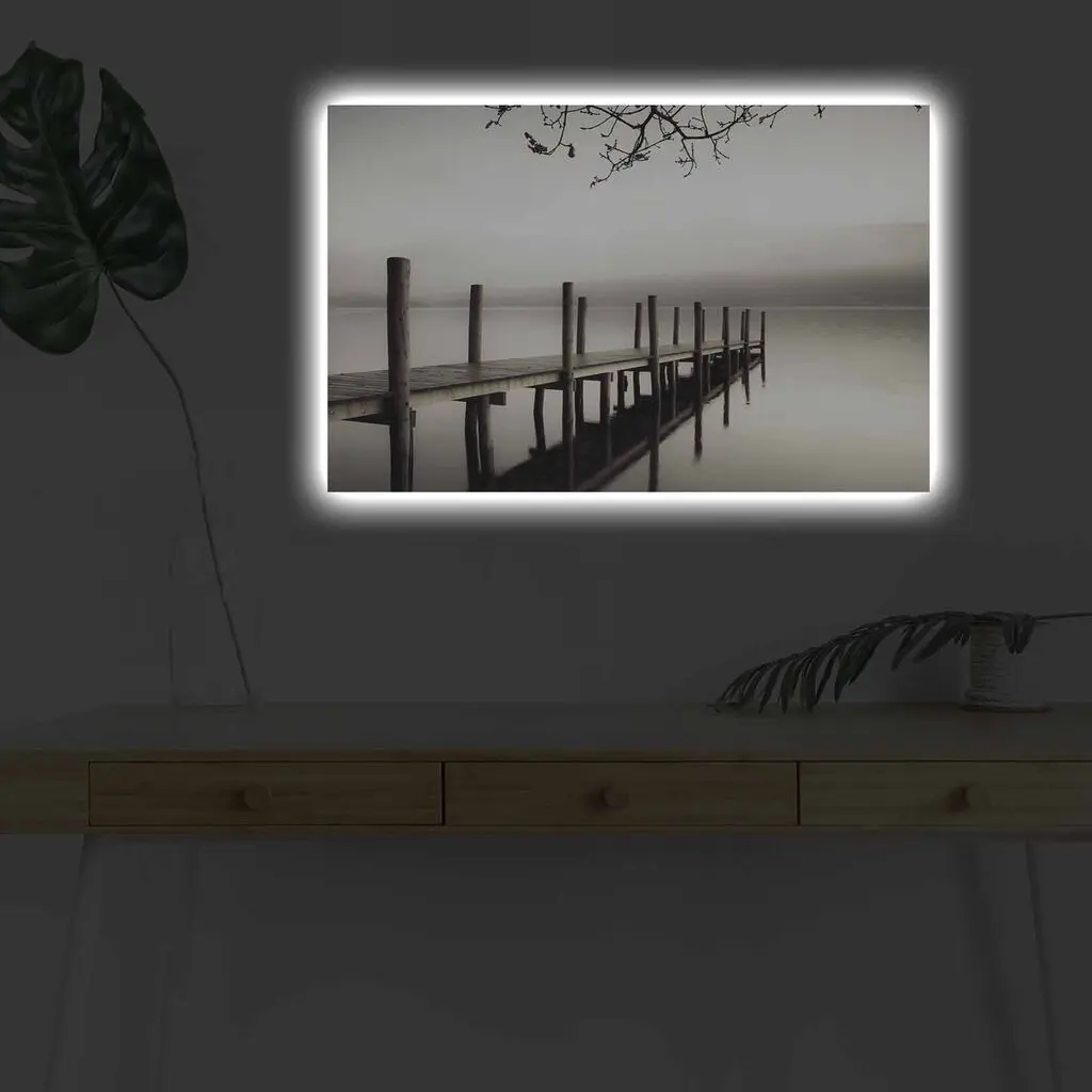 Wallity Slika sa LED osvetljenjem 4570DHDACT-144, 45x70 cm