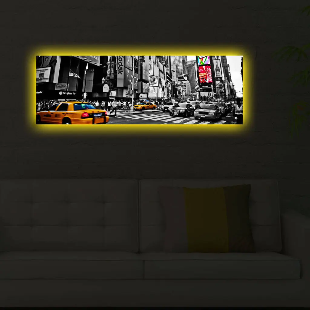 Wallity Slika sa LED osvetljenjem 3090DACT-32, 30x90 cm
