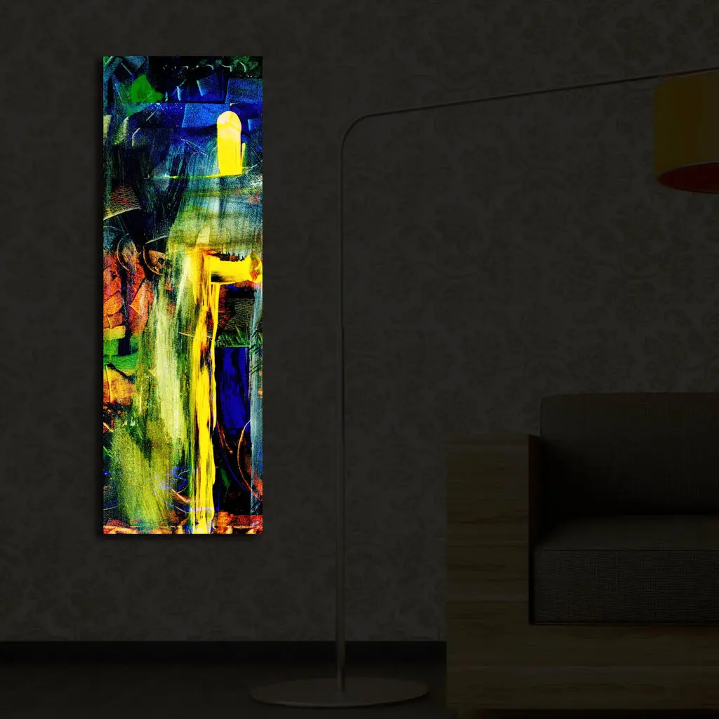 Wallity Slika sa LED osvetljenjem 3090İACT-28, 30x90 cm
