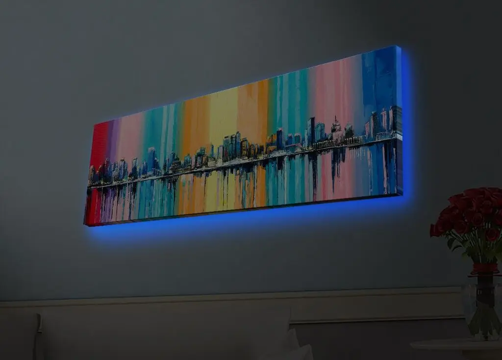 Wallity Slika sa LED osvetljenjem 3090HDACT-004, 30x90 cm