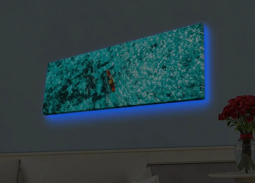 Wallity Slika sa LED osvetljenjem 3090HDACT-001, 30x90 cm