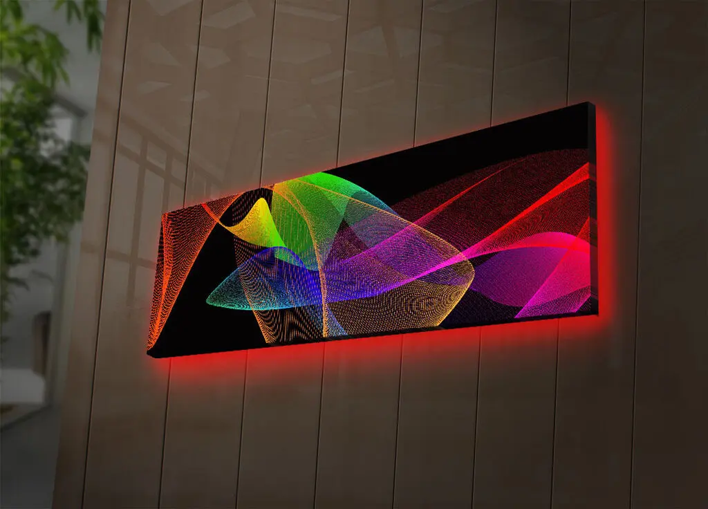 Wallity Slika sa LED osvetljenjem 3090DACT-60, 30x90 cm