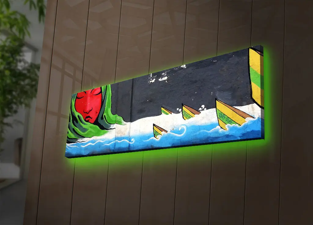 Wallity Slika sa LED osvetljenjem 3090DACT-75, 30x90 cm