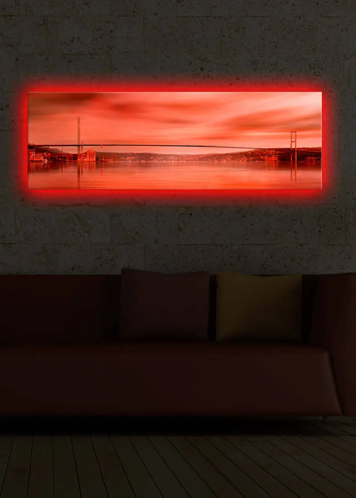 Wallity Slika sa LED osvetljenjem 3090DACT-20, 30x90 cm