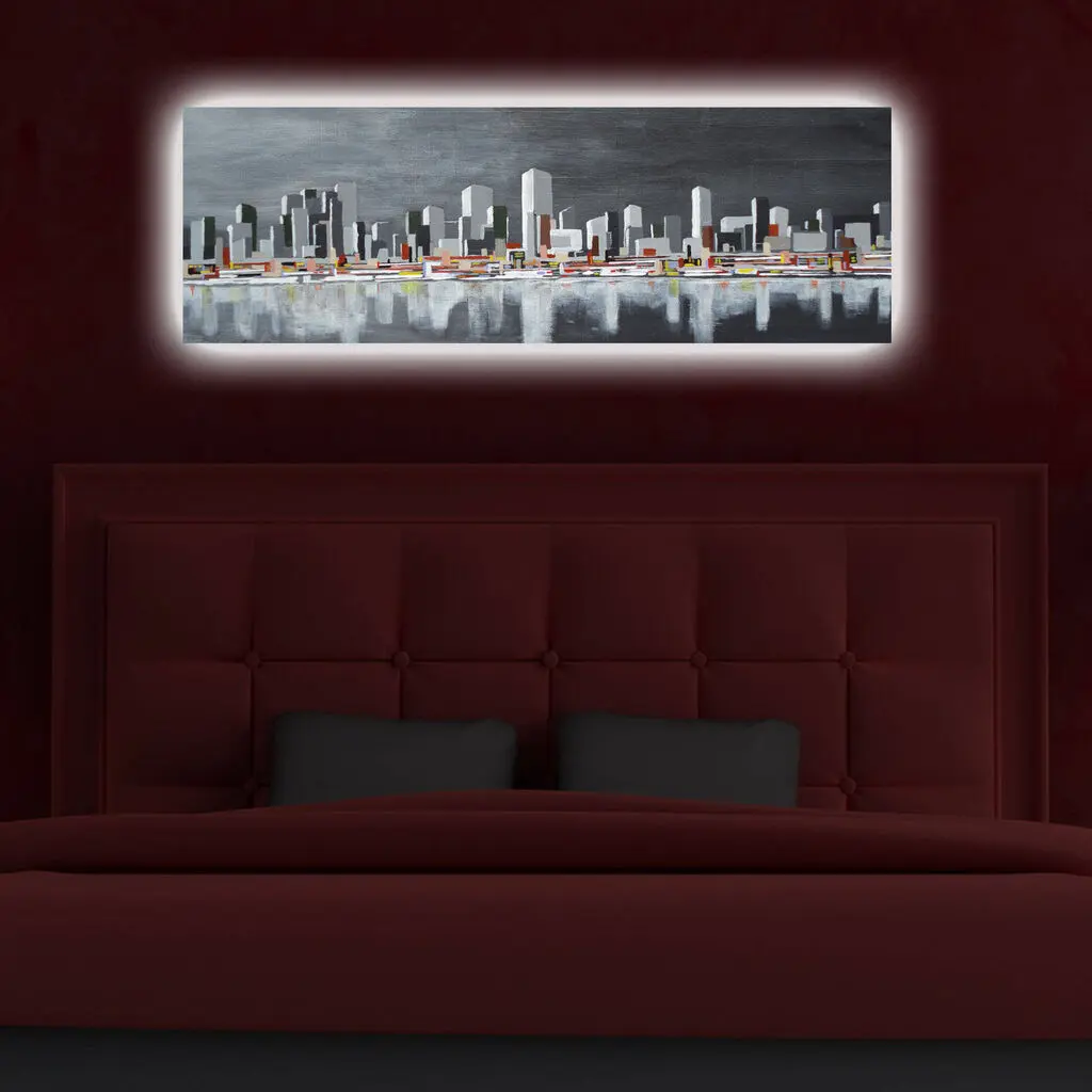 Wallity Slika sa LED osvetljenjem 3090DACT-26, 30x90 cm