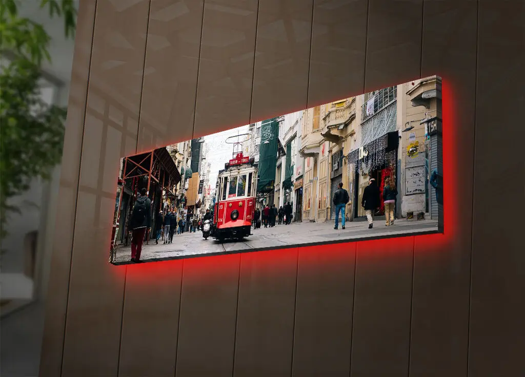 Wallity Slika sa LED osvetljenjem 3090DACT-63, 30x90 cm