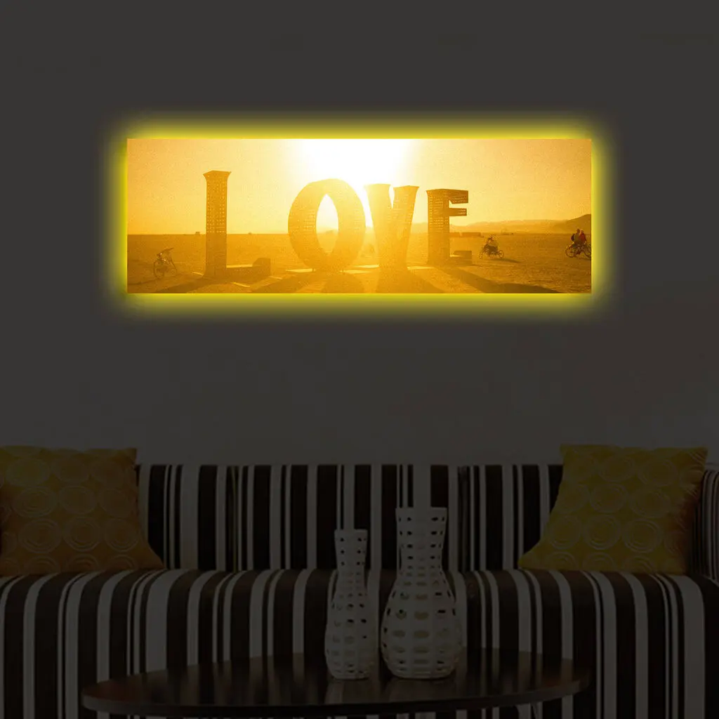 Wallity Slika sa LED osvetljenjem 3090DACT-40, 30x90 cm