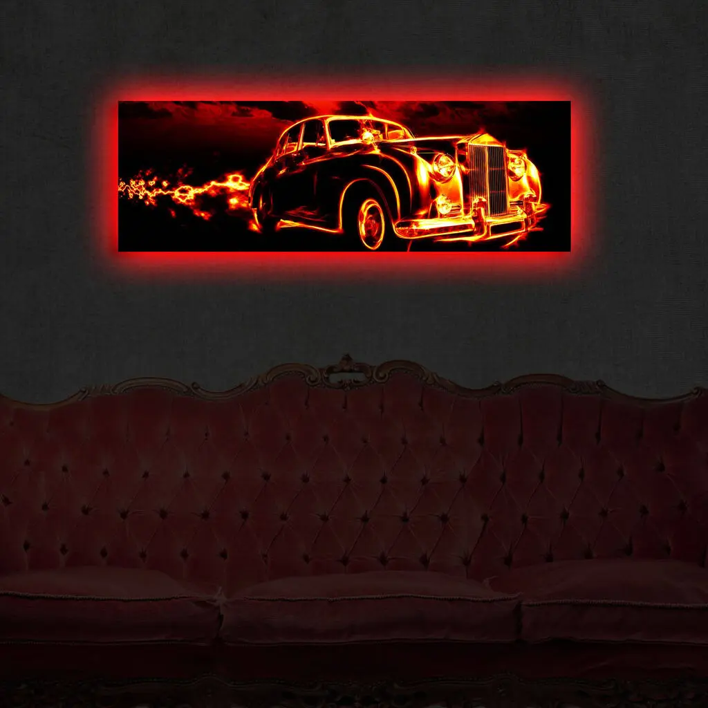 Wallity Slika sa LED osvetljenjem 3090DACT-43, 30x90 cm