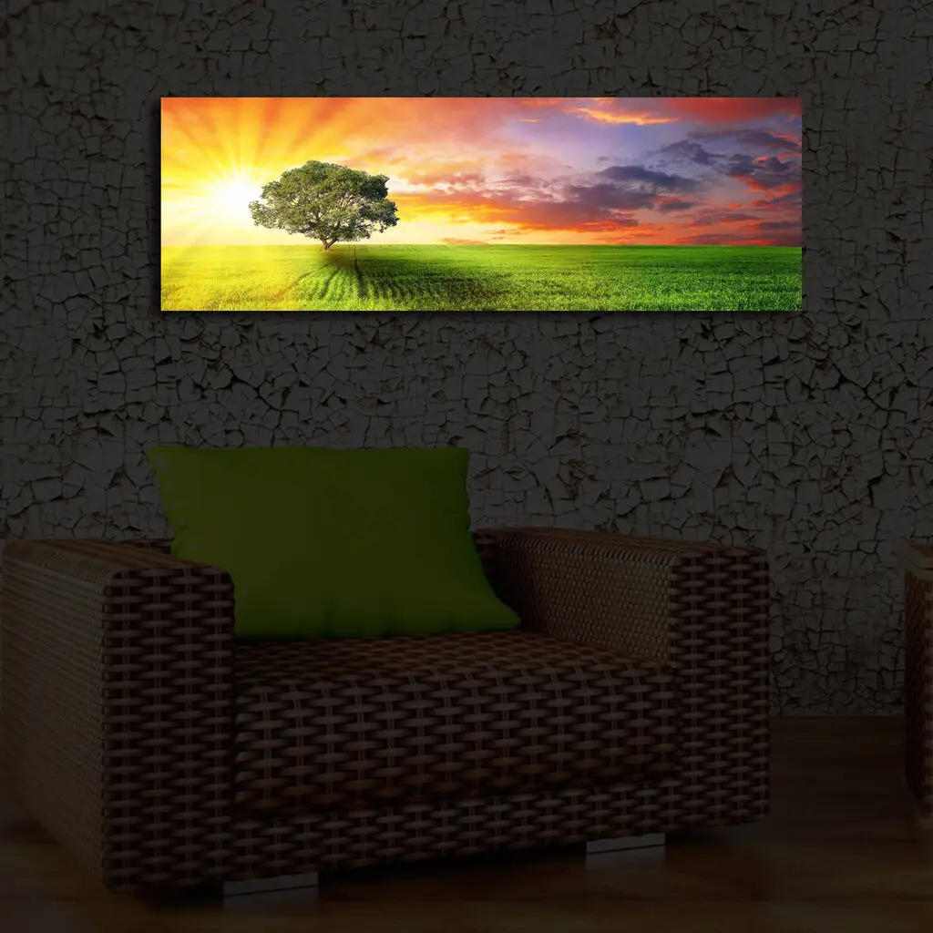 Wallity Slika sa LED osvetljenjem 3090İACT-35, 30x90 cm