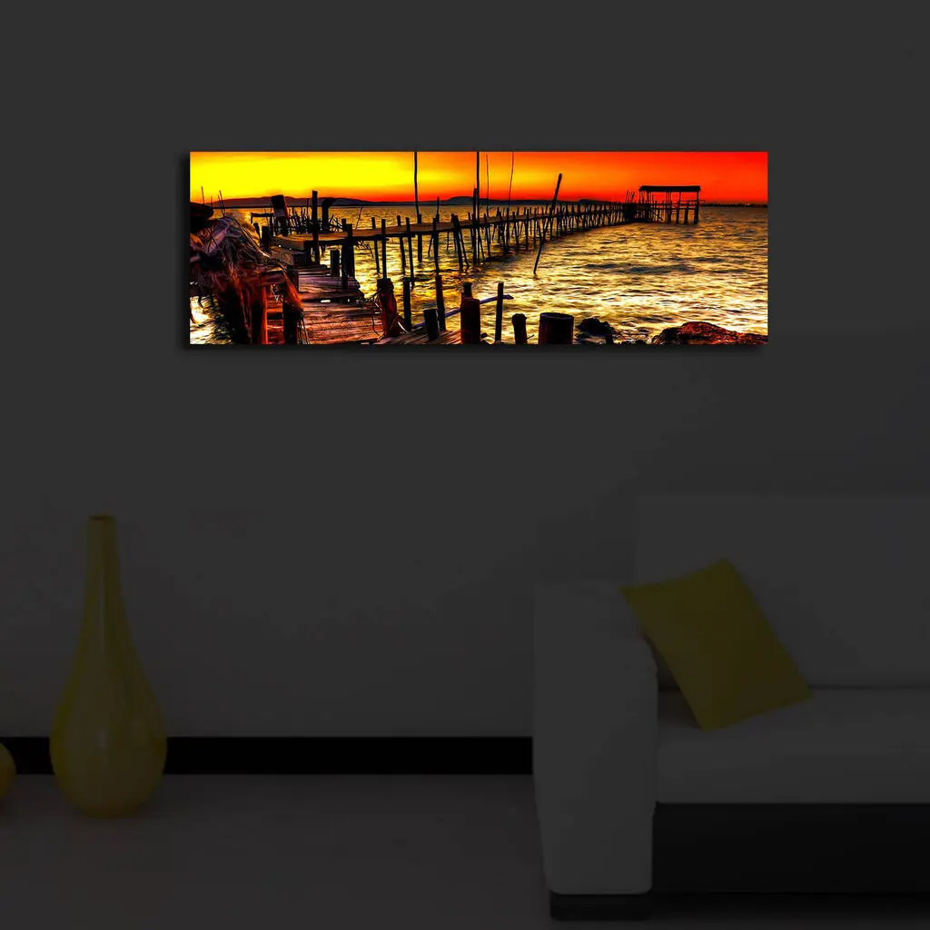 Wallity Slika sa LED osvetljenjem 3090İACT-46, 30x90 cm