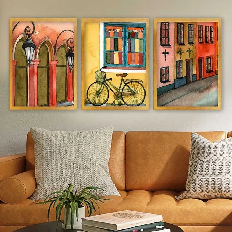 Wallity Set uramljenih slika 3AC_255218, 3 Dela