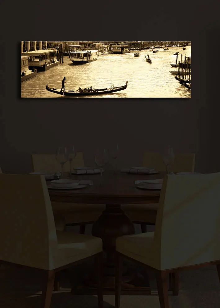 Wallity Slika sa LED osvetljenjem 3090İACT-9, 30x90 cm