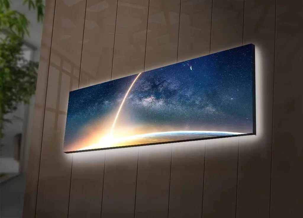 Wallity Slika sa LED osvetljenjem 3090NASA-006, 30x90 cm