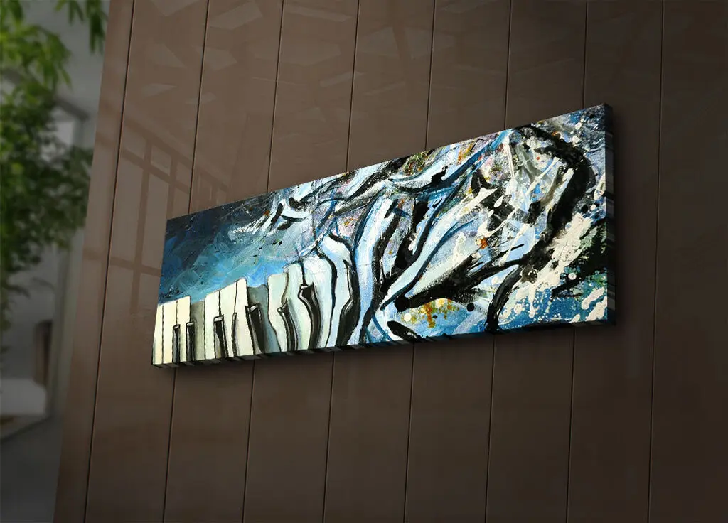 Wallity Slika sa LED osvetljenjem 3090İACT-70, 30x90 cm