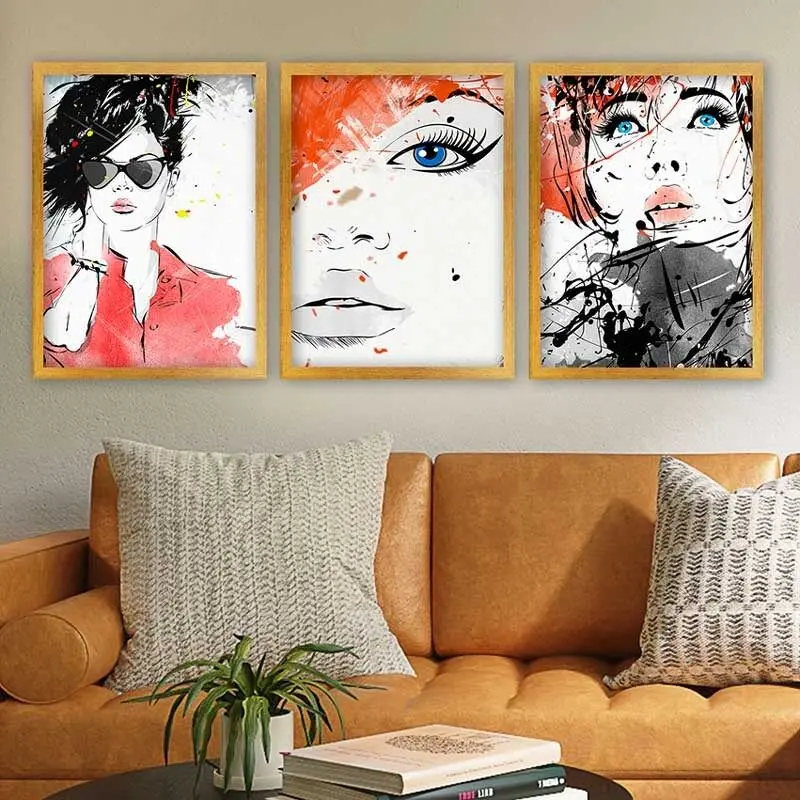 Wallity Set uramljenih slika 3AC_2848730, 3 Dela