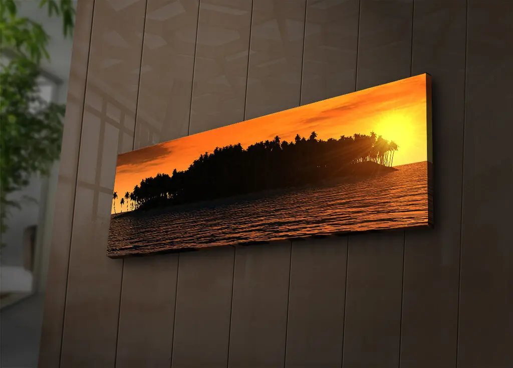 Wallity Slika sa LED osvetljenjem 3090İACT-76, 30x90 cm