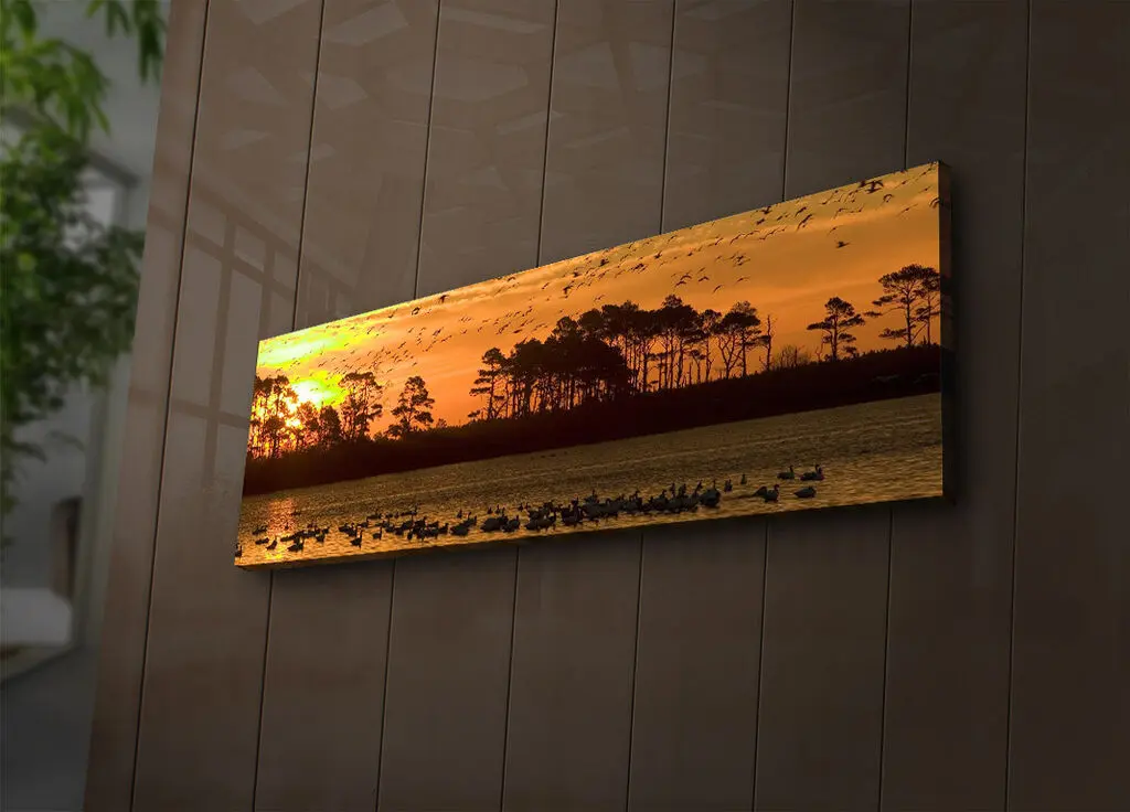 Wallity Slika sa LED osvetljenjem 3090İACT-73, 30x90 cm