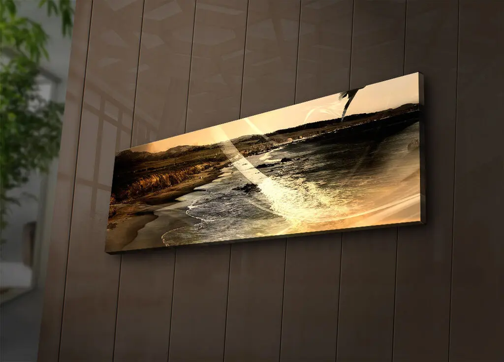 Wallity Slika sa LED osvetljenjem 3090İACT-64, 30x90 cm