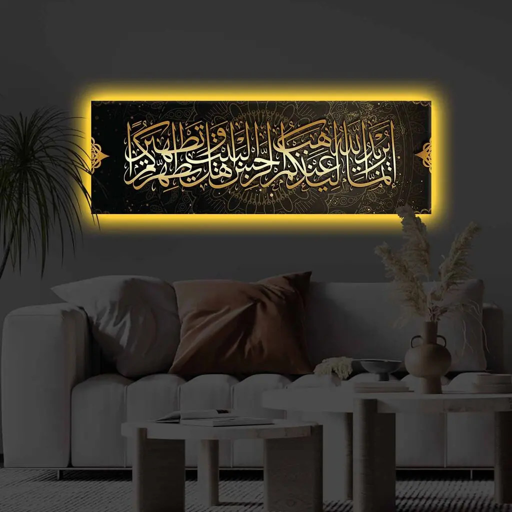 Wallity Slika sa LED osvetljenjem 3090KTLGDACT - 013, 30x90 cm