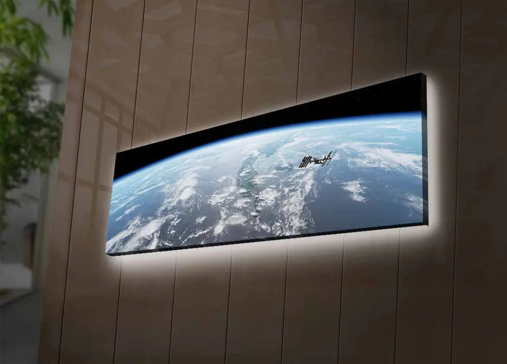 Wallity Slika sa LED osvetljenjem 3090NASA-020, 30x90 cm