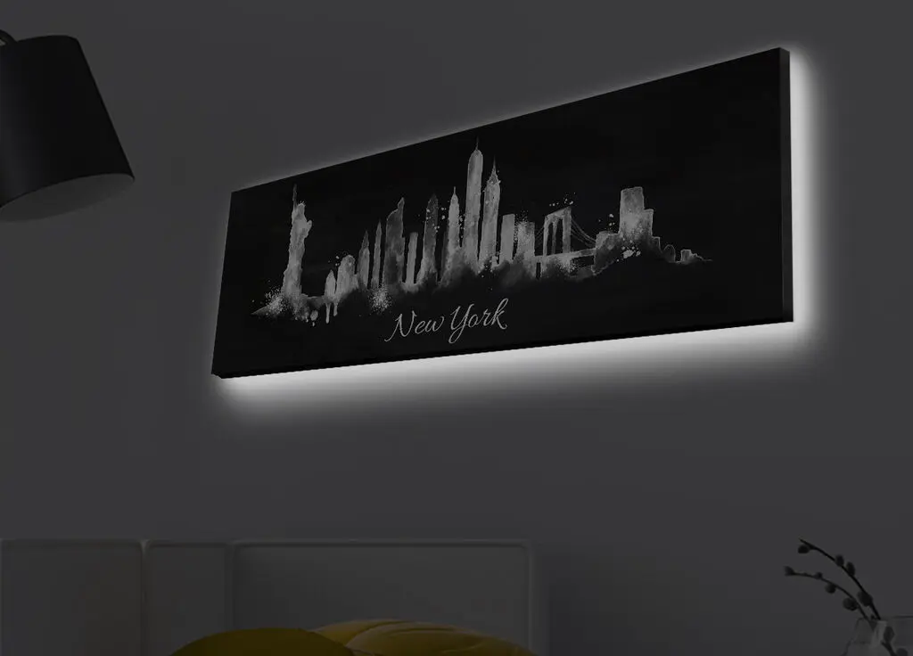Wallity Slika sa LED osvetljenjem 3090MDACT-003, 30x90 cm