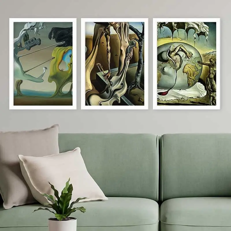 Wallity Set uramljenih slika 3BC_UN261045 , 3 Dela