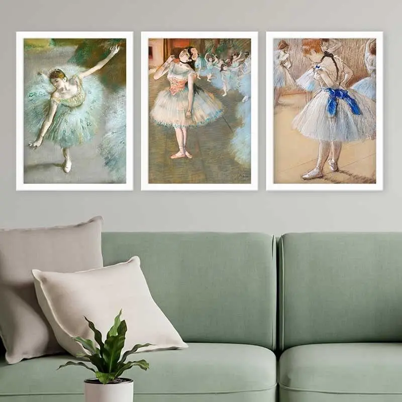 Wallity Set uramljenih slika 3BC_UN2684809, 3 Dela