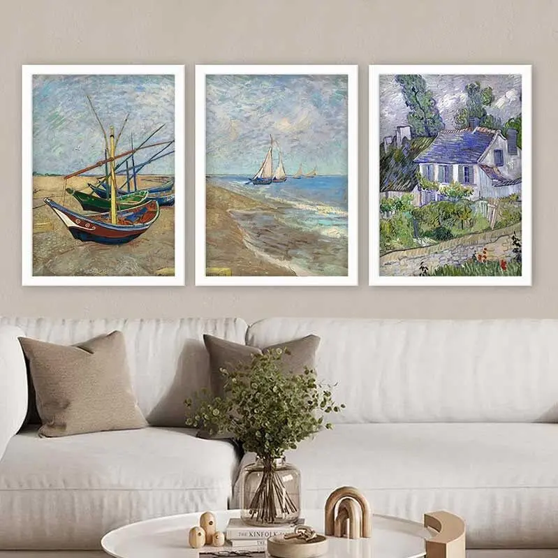 Wallity Set uramljenih slika 3BC_UN3864925, 3 Dela