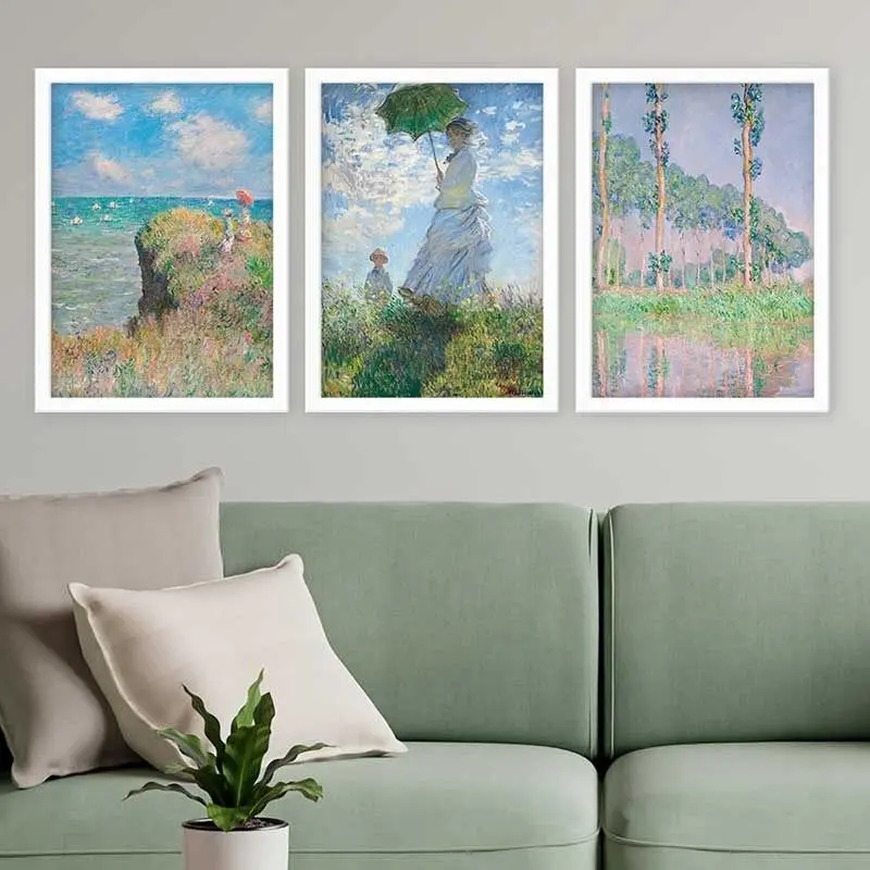 Wallity Set uramljenih slika 3BC_UN547252, 3 Dela