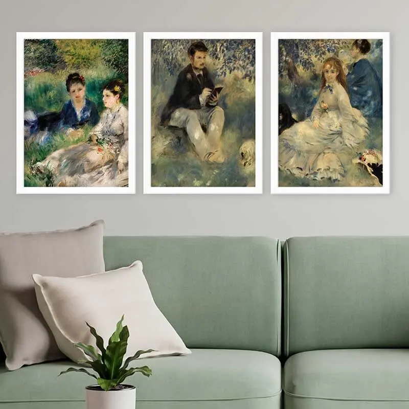 Wallity Set uramljenih slika 3BC_UN894914, 3 Dela