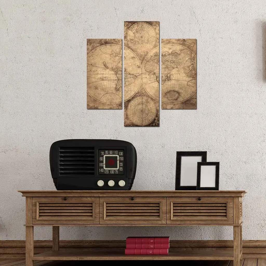 Wallity Set slika 3MDF-008, 3 Dela