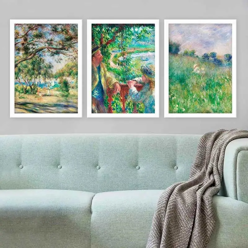 Wallity Set uramljenih slika 3BC_UN895095, 3 Dela