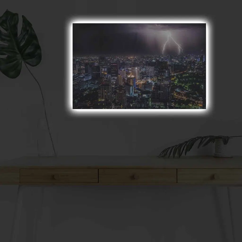 Wallity Slika sa LED osvetljenjem 4570DHDACT-131, 45x70 cm